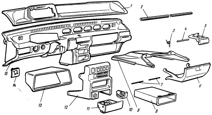Instrument tabla — opis dizajna (VAZ-2108 «Sputnik» 1984-2003 ...